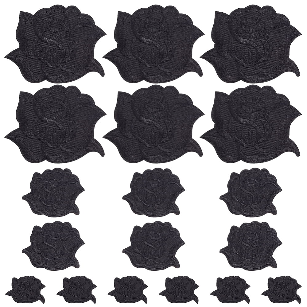 15Pcs 3 Styles Iron on Cloth Patches Applique Patch Sewing Craft ...