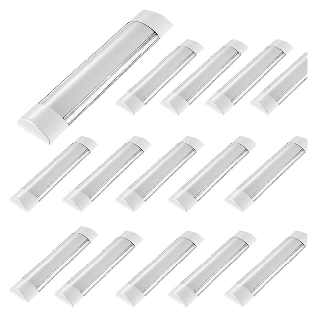 15Pcs 3ft LED Shop Light Fixture 30W LED Tube Light, 3600lm, 6500K Cold ...
