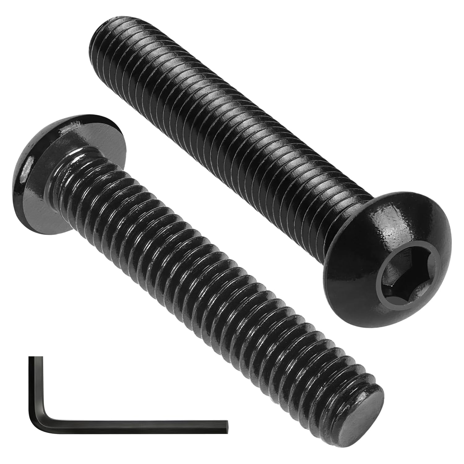 15Pcs 5/16-18 x 2" Button Head Socket Cap Bolts Screws, 304 Stainless ...