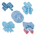15Pcs 5 Styles Bowknot Theme Self Adhesive Computerized Embroidery ...