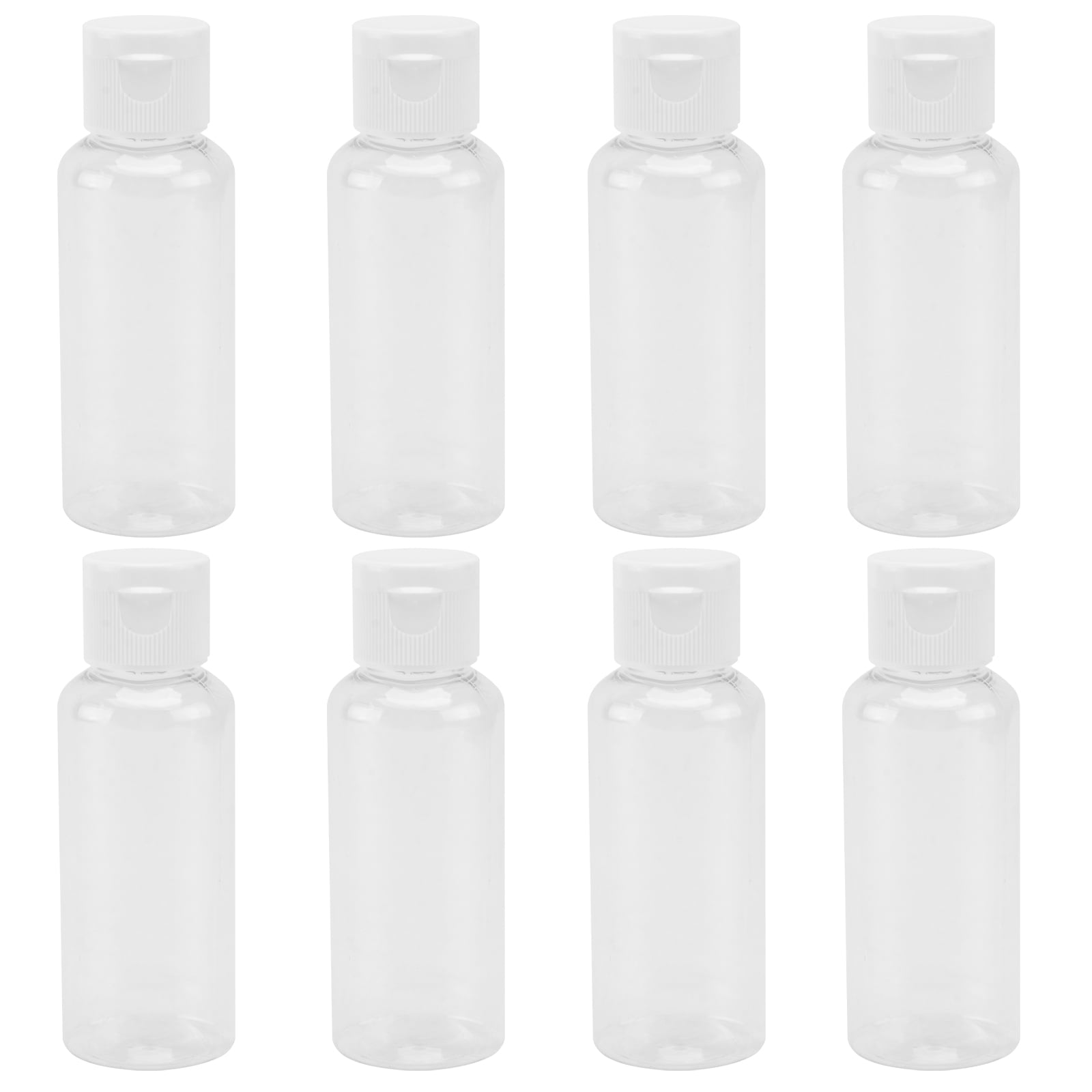 15Pcs 50ml Empty Plastic Sample Bottle Container Jar Pot Vial with Lid ...