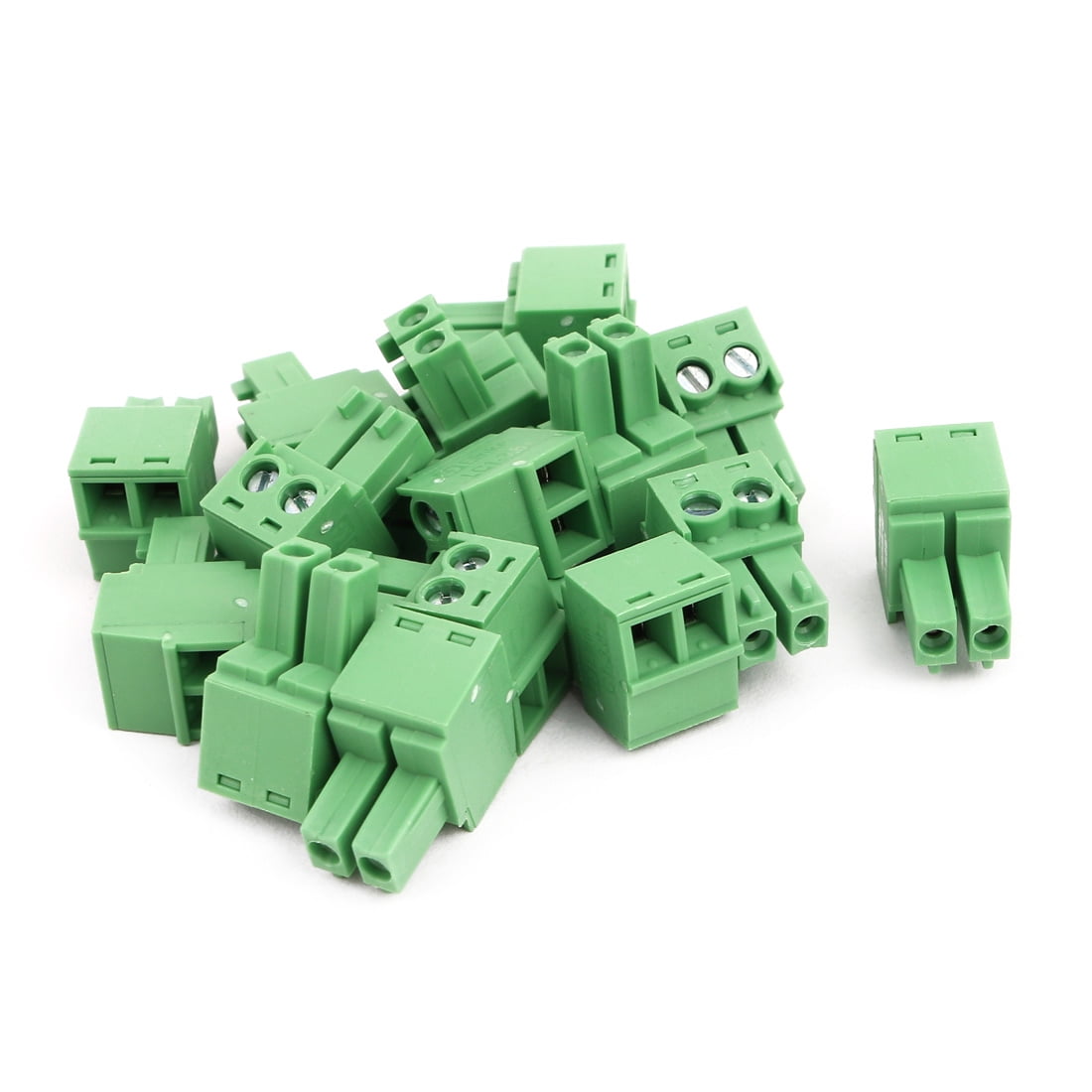 15Pcs AC300V 8A 3.81mm Pitch 2P Terminal Block Wire Connection for PCB ...