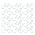 15Pcs Bike Paper Clip Small Paperclips Metal File Clamp Book Marker ...