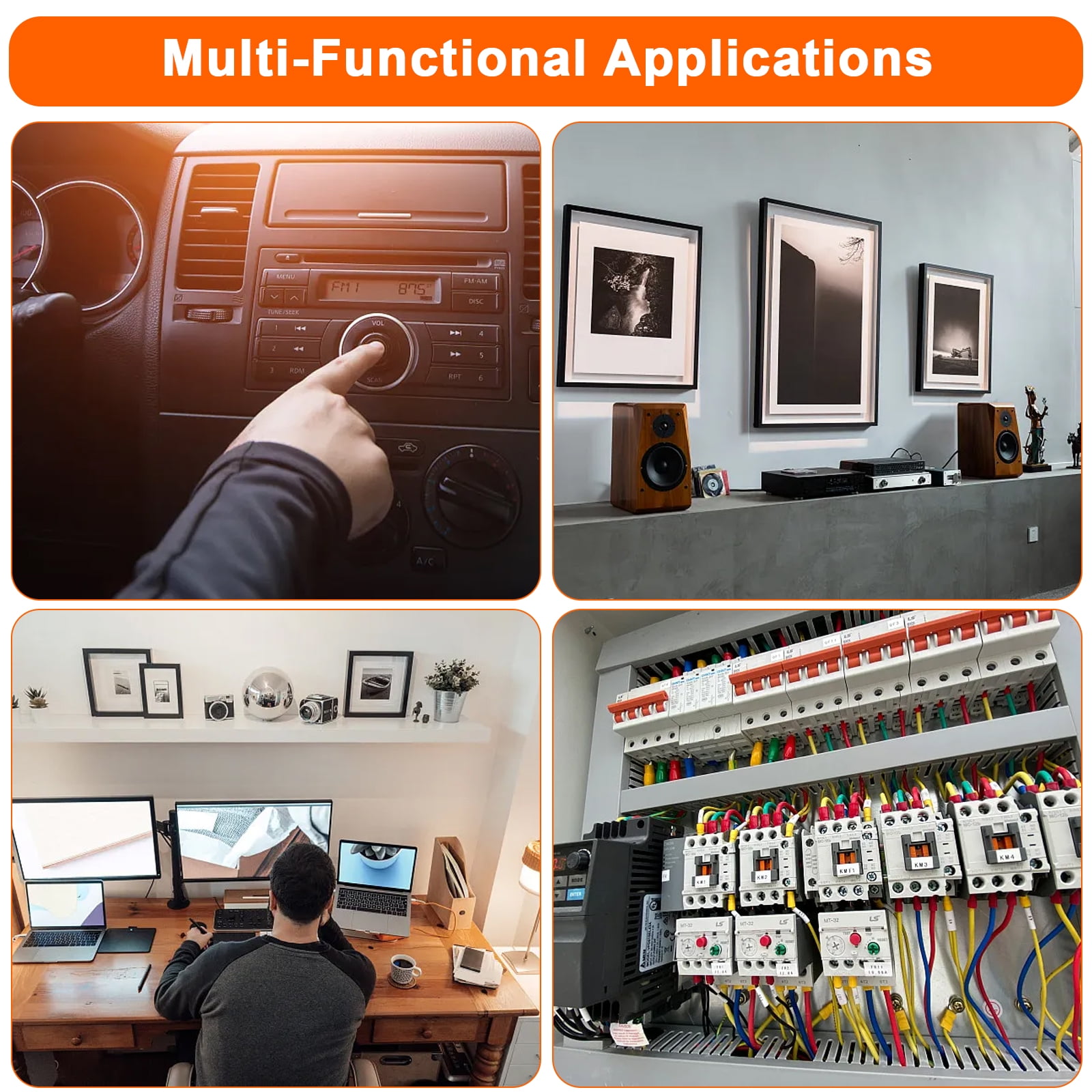 15Pcs Buckle Type Anti-Interference Magnetic Ring - Five Sizes ...