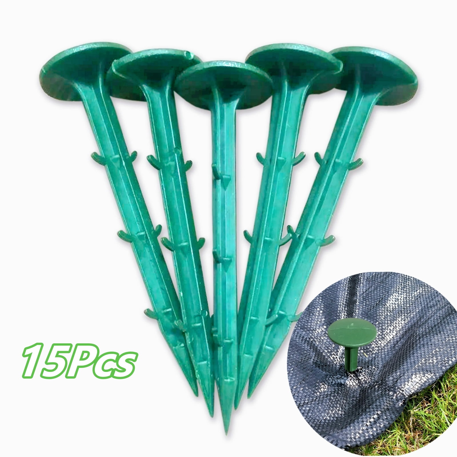 15Pcs Ct.Biodegradable Stakes,Sod Staples,4 Inch Heavy Duty Garden ...