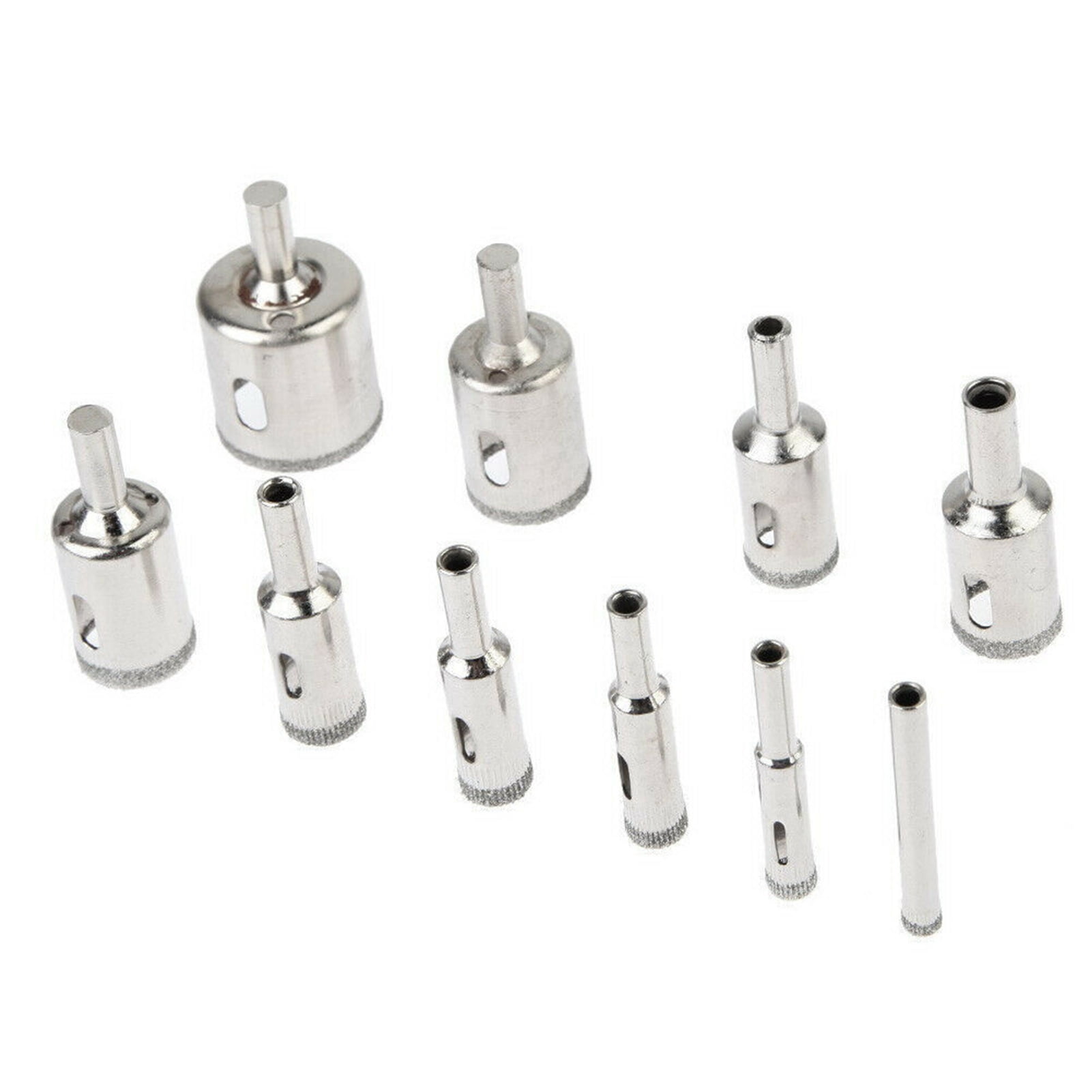 Neyseki 15Pcs Diamond Hole Saw Drill Bit Kit Robust Iron Plated Diamond ...