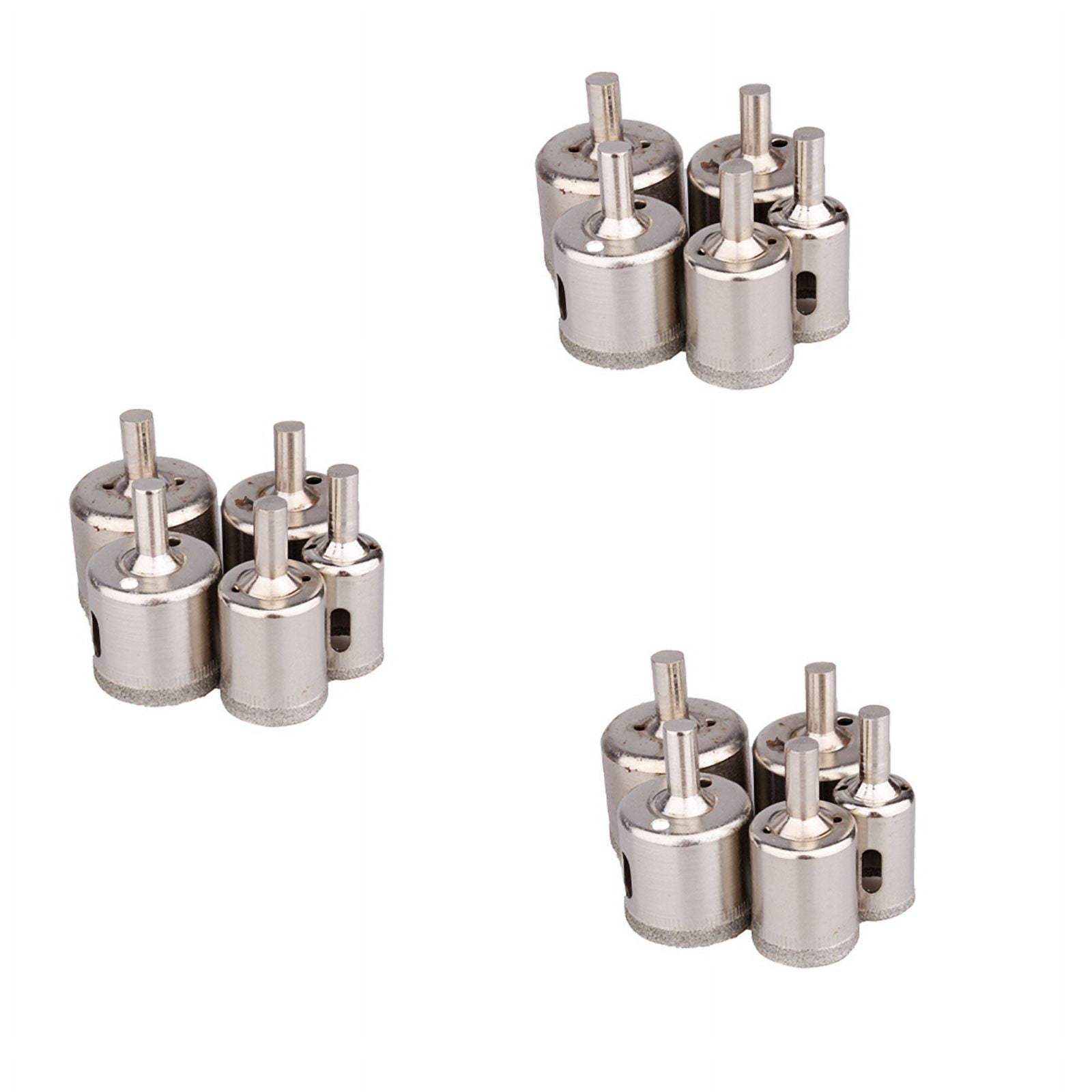 15Pcs Diamond Tile Hole Saw Drill Bit Bits Set Cutting - Walmart.com