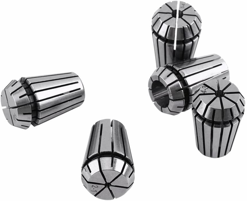 15Pcs ER20 Collet Set, 1-13mm ER Spring Collet Set, 65Mn Spring Steel ...