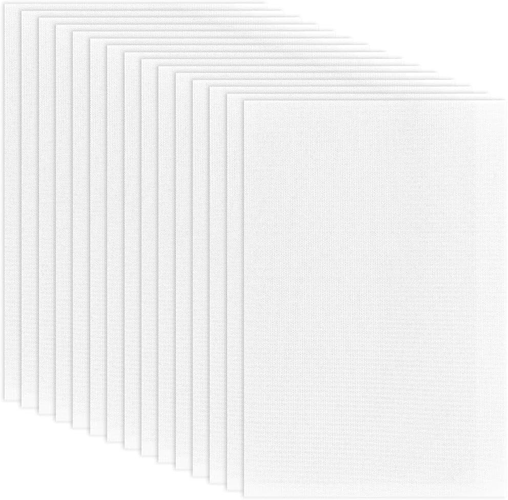 15Pcs Fursuit Eye Mesh 11.81x7.87 inch White PVC Plastic Net 0.5mm Hole ...
