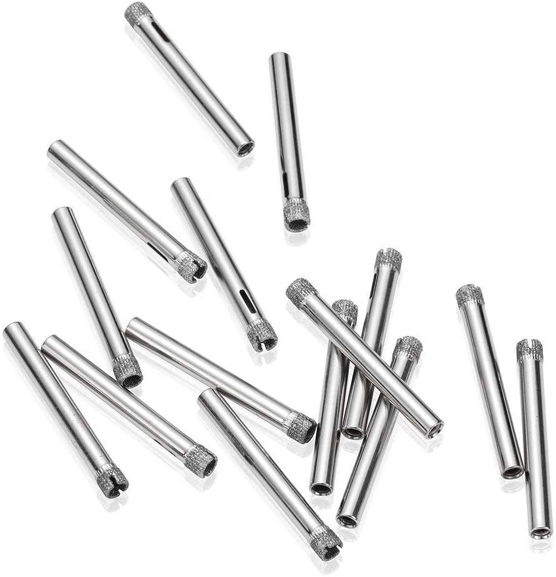 15Pcs Glass Drill Bit Set Diamond Hole Saw For Glass Ceramic Granite ...