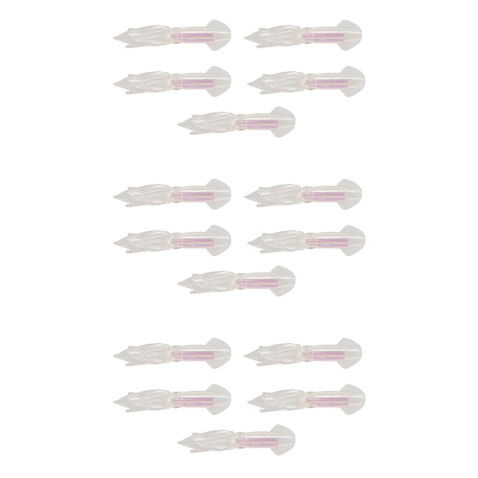 15Pcs Glow Luminous Silicone Lures Soft Skirt Bait Artificial Lure for ...