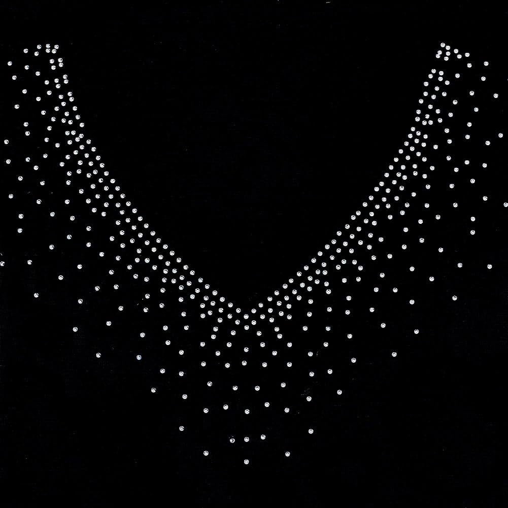 15Pcs Iron on Rhinestone Transfer V Pattern Rhinestone Patches Hotfix ...