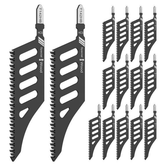 15Pcs Jigsaw Blade Cutting Tool SK5 High Carbon Steel Special Shape T ...