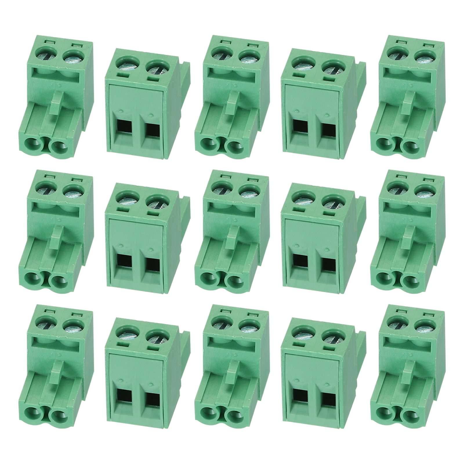15Pcs KF2EDG 5.08mm Pitch 2P Pluggable Blocks Connector Socket ...