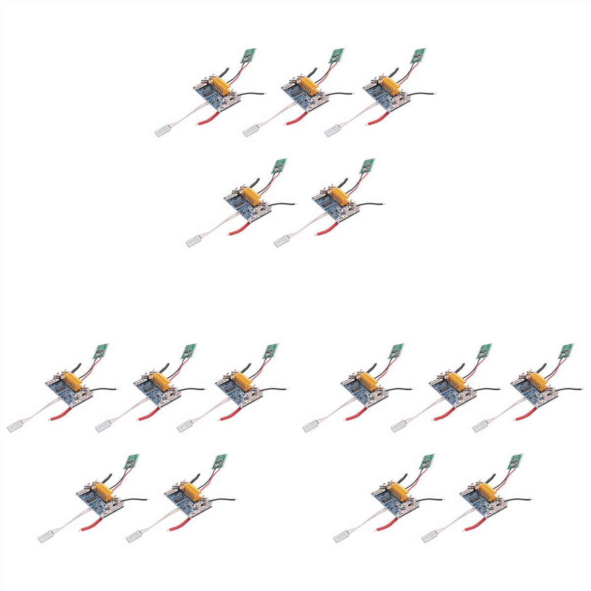 15Pcs Li-Ion Battery PCB Charging Protection Circuit Board for 18V 1 ...