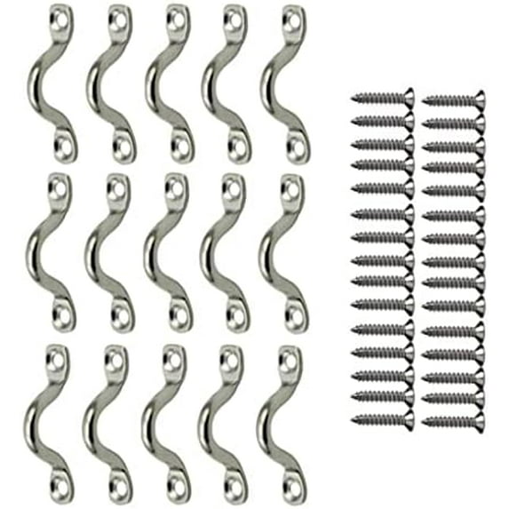 15Pcs M4 316 Stainless Steel Bimini Boat Top PAD Eye, Eye Straps, Tie ...