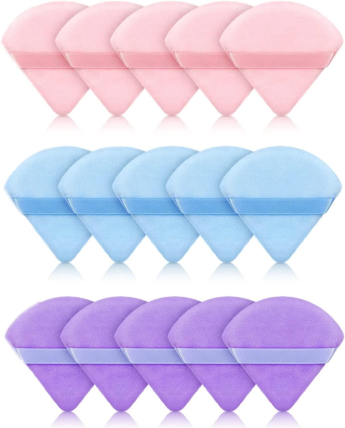 15Pcs Makeup Powder Puffs, Face Powder Puff Face Triangle Makeup Puffs ...