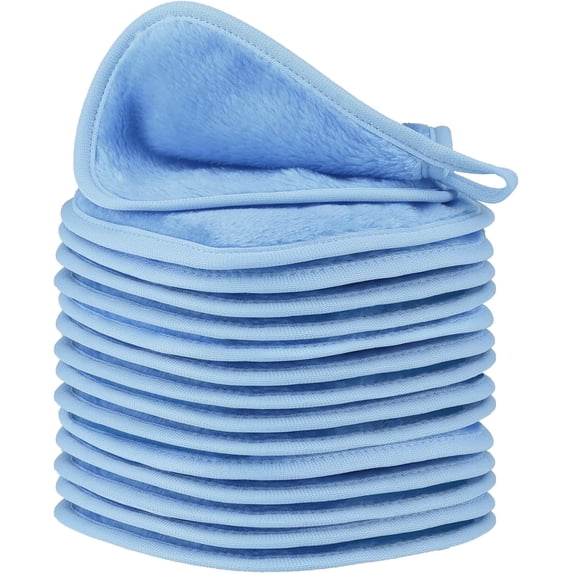 ZDWQFA, Makeup Remover Cloth, 15pcs, Washable Microfiber Face Towels ...