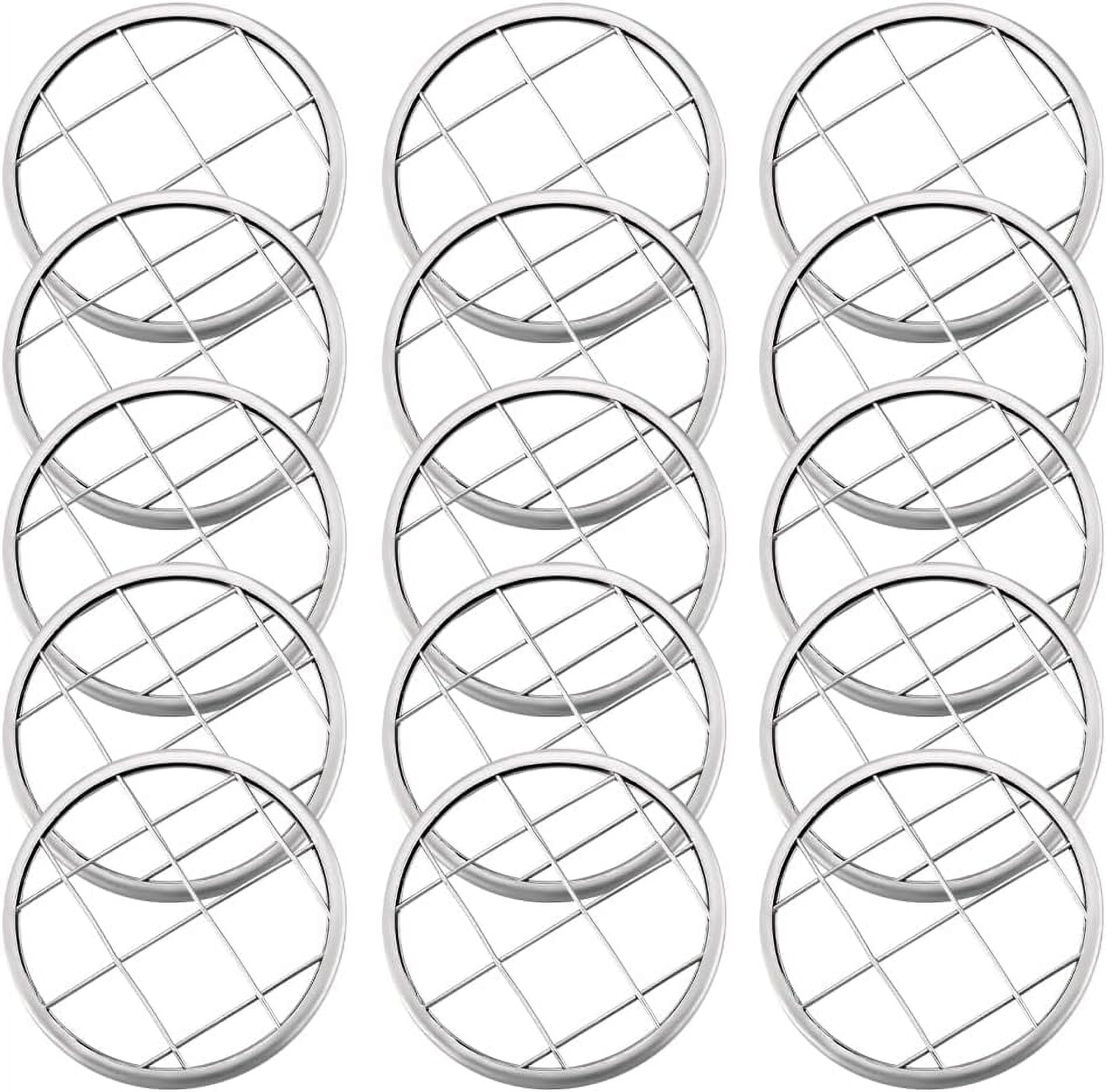 15Pcs Mason Jar Floral Grid Lids Frog Lid Canning Jars Caps Insert ...