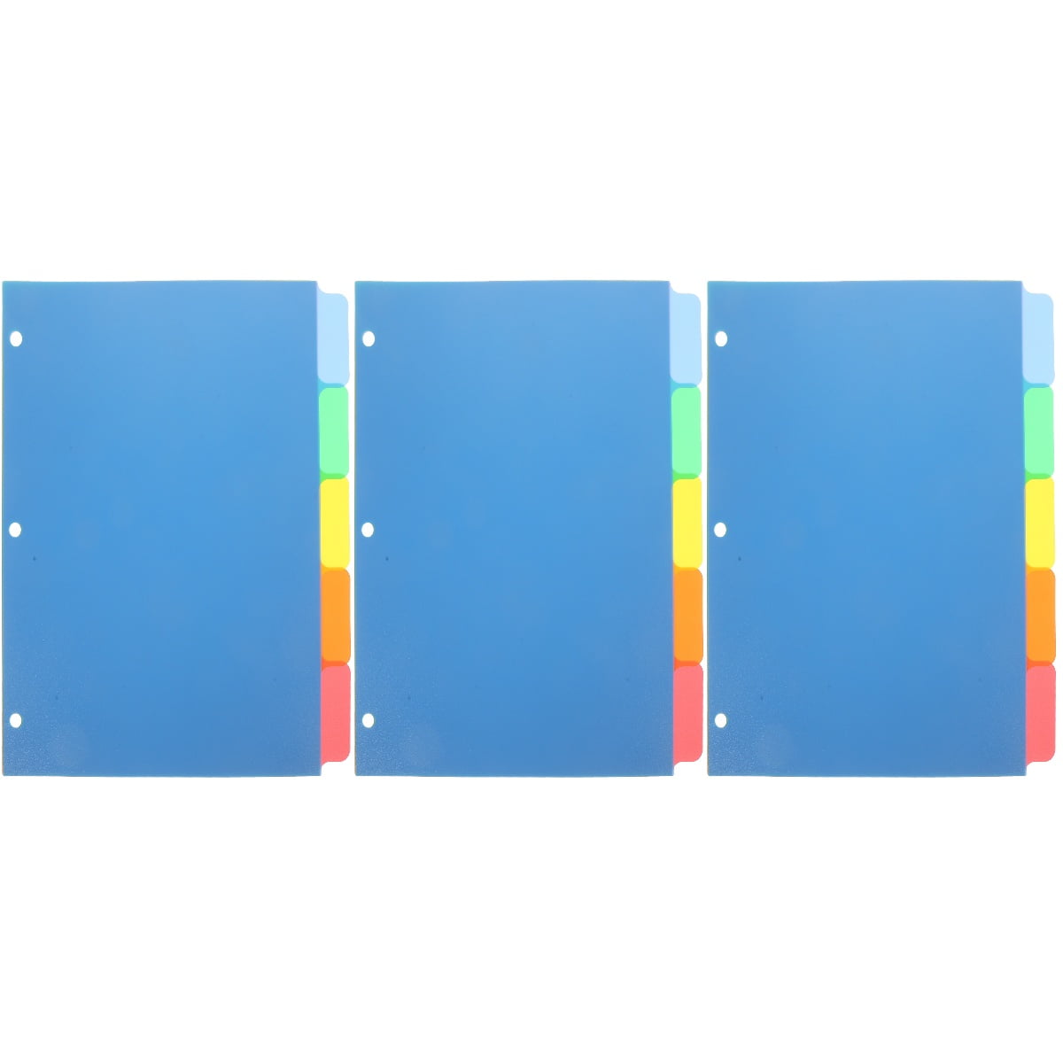 ETEREAUTY PP Binder Dividers Assorted Colors for Notebooks and Journals ...