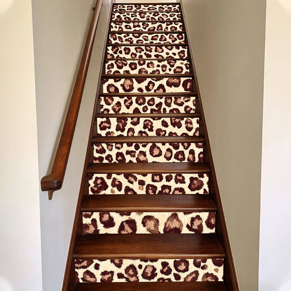 15Pcs PVC Plastic Self-Adhesive Stairs Stickers Waterproof Backsplash ...