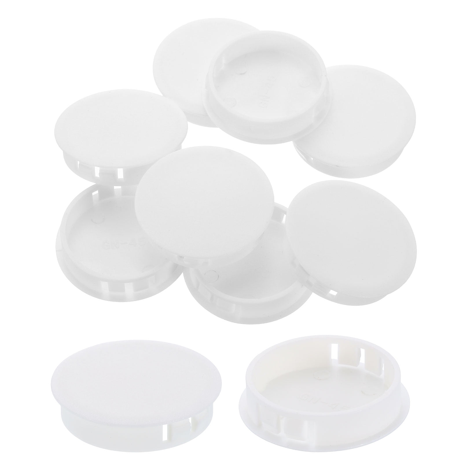 15Pcs Plastic Hole Plugs, 45mm(1-3/4") Flush Type Panel Plugs, Round ...