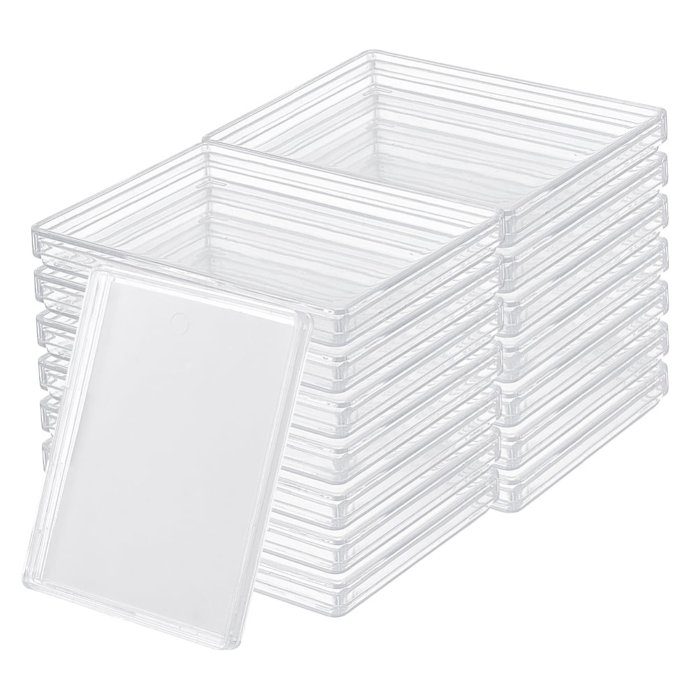 15Pcs Plastic Packing Boxes with Lid Rectangle Clear 7x9.4x1.1cm for ...