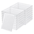 15Pcs Plastic Packing Boxes with Lid Rectangle Clear 7x9.4x1.1cm for ...