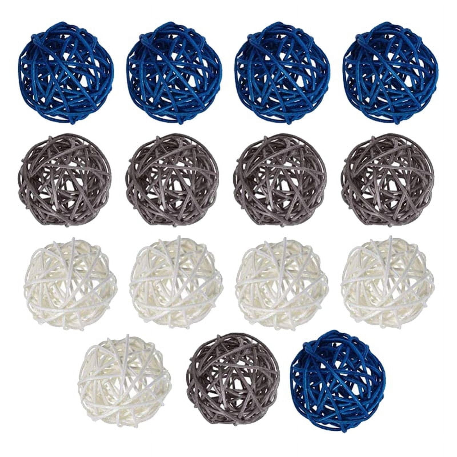 15Pcs Rattan Balls Ball Orbs Vase Fillers Table Decor, for Ceiling ...