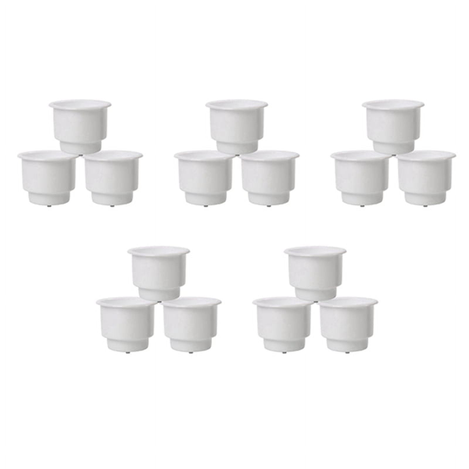 15Pcs Recessed Drop In Plastic Cup Drink Can Holder with Drain for Boat ...