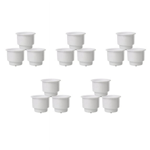 15Pcs Recessed Drop In Plastic Cup Drink Can Holder with Drain for Boat ...