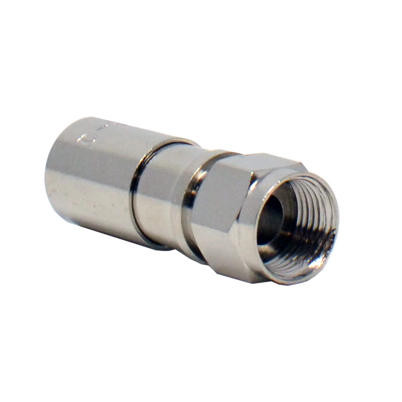 15Pcs Rg6 Quad Shield Coaxial F-Type Compression Connector - Walmart.com