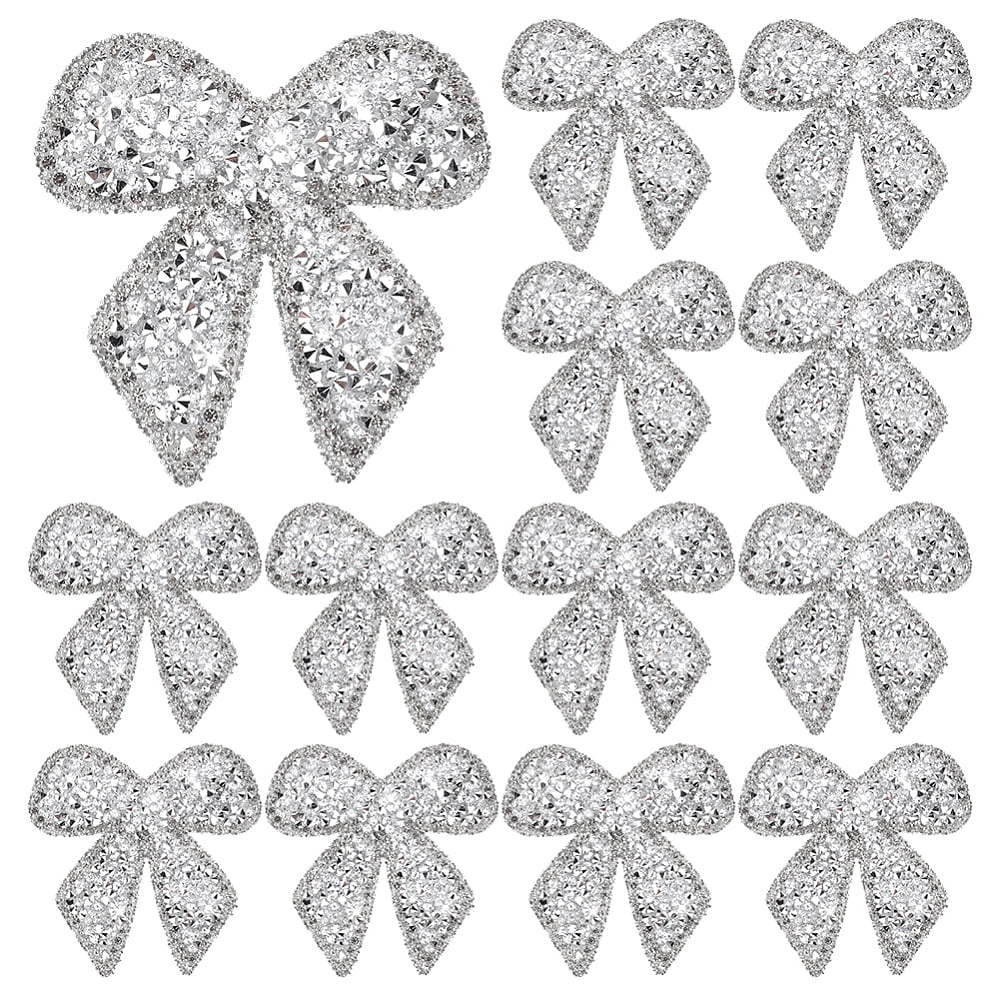 15Pcs Rhinestone Embroider Self-adhesion Thread Iron on/Sew On Patches ...