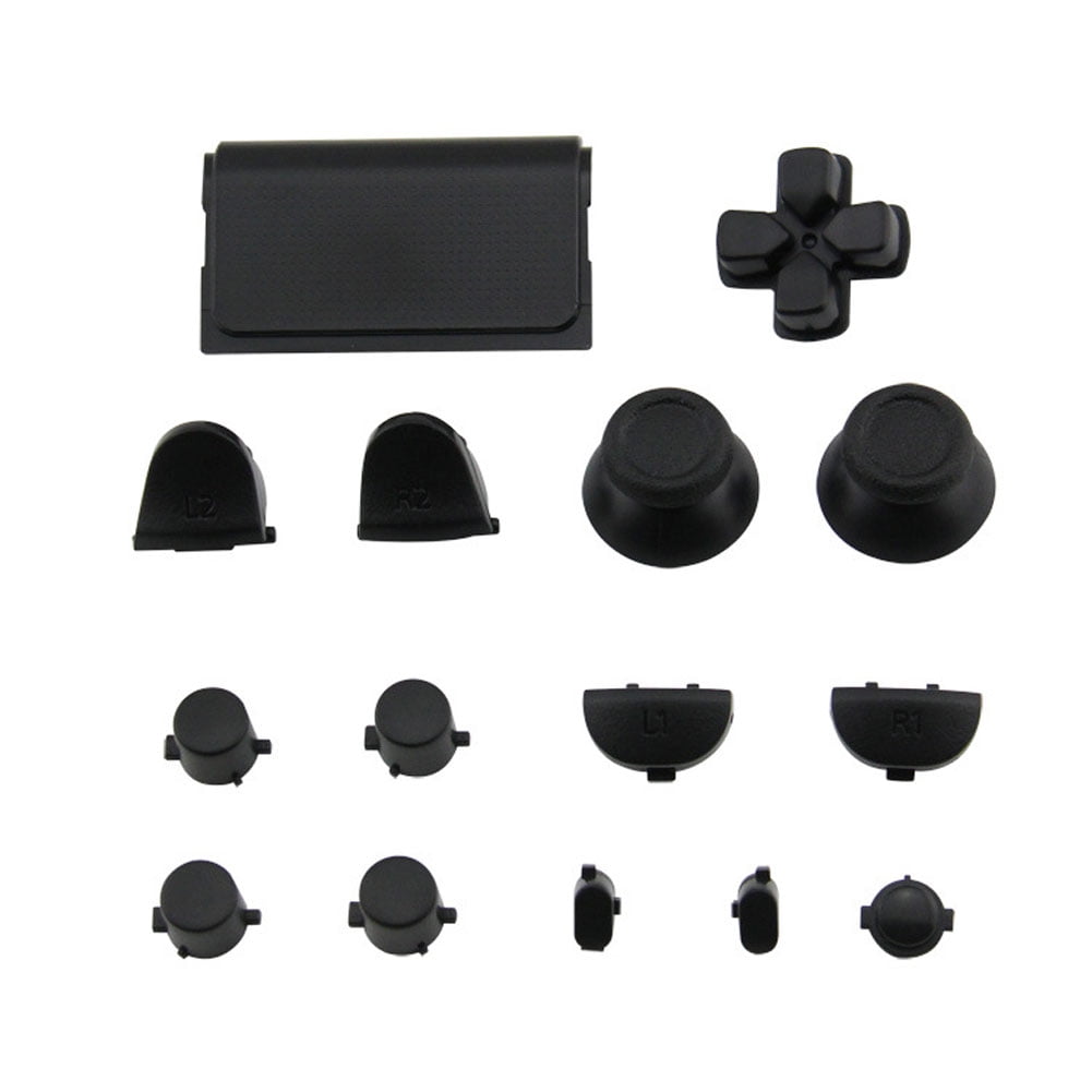15Pcs/Set Replacement Parts Solid Color Buttons Kit for PS4 Controller ...