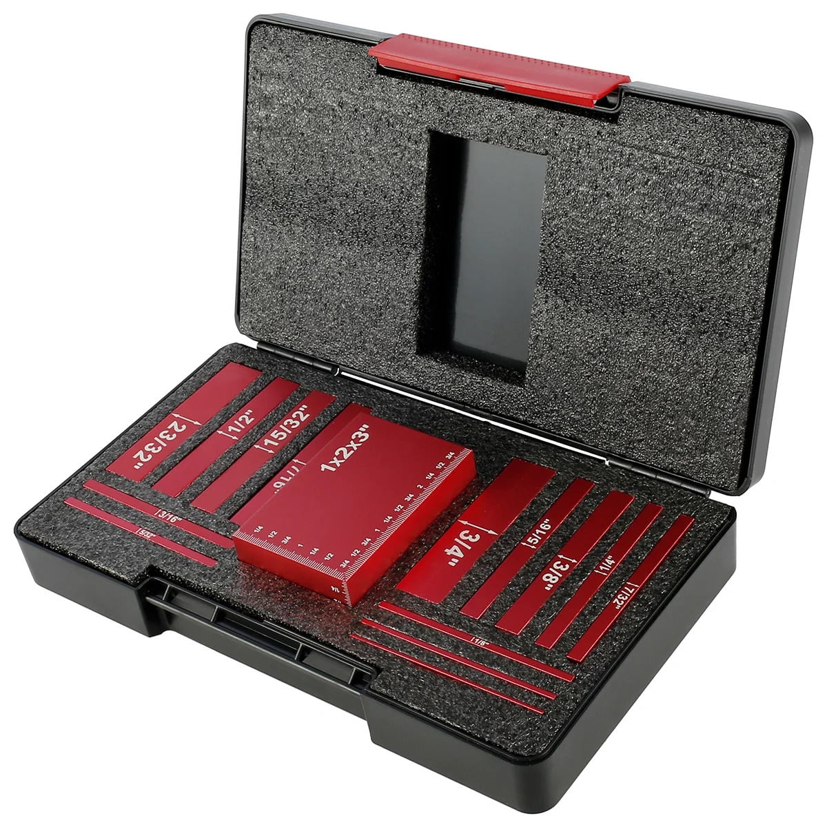 15Pcs Setup Blocks Gauge Set Metric Precision Aluminum Bars for Table ...