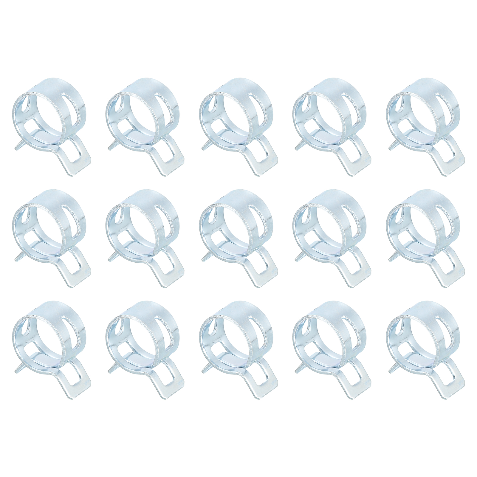 15Pcs Spring Band Type Action Fuel/Silicone Vacuum Hose Pipe Clamp ...