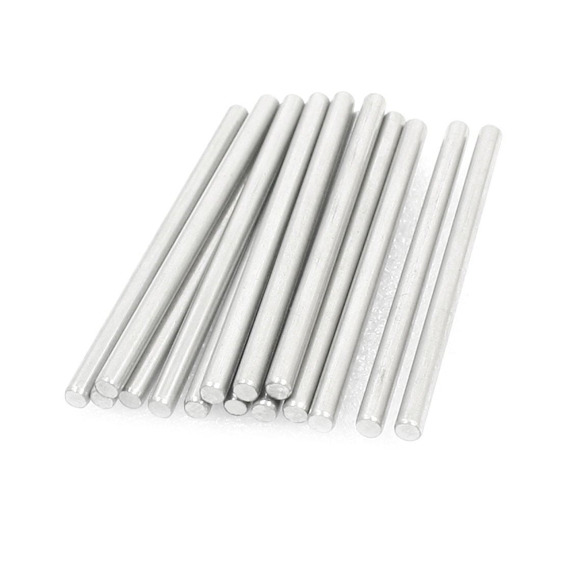 15Pcs Stainless Steel 50mm x 3mm Round Rod Stock for RC Airplane Model ...
