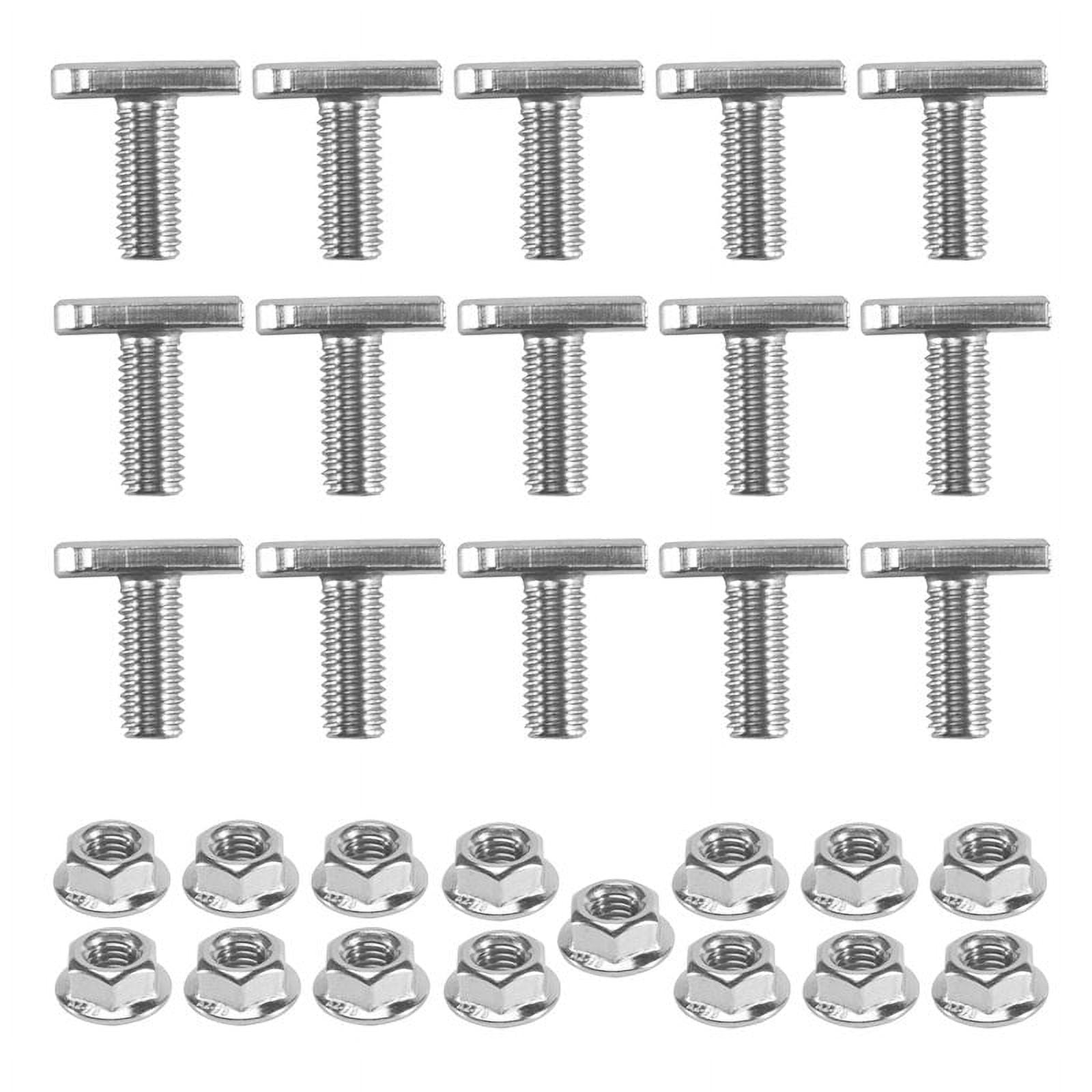 15Pcs T Slot Bolt Replacement,M8 X 20 Screws, A2-70 Rail Track Screws ...