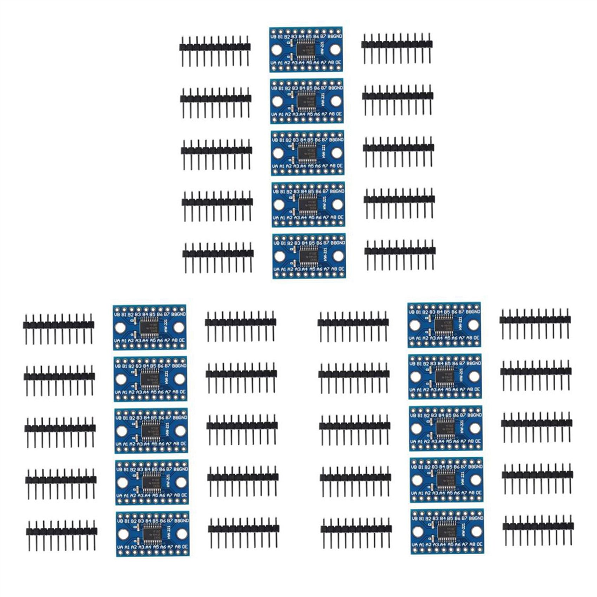 15Pcs TXS0108E 8 Channel Logic Level Converter BiDirectional High Speed ...