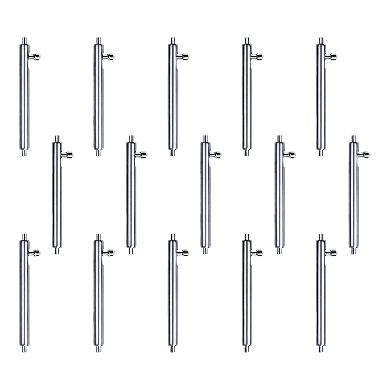 15Pcs Watch Strap Links Pins Connection Fixed Stainless Steel Ear Rod ...