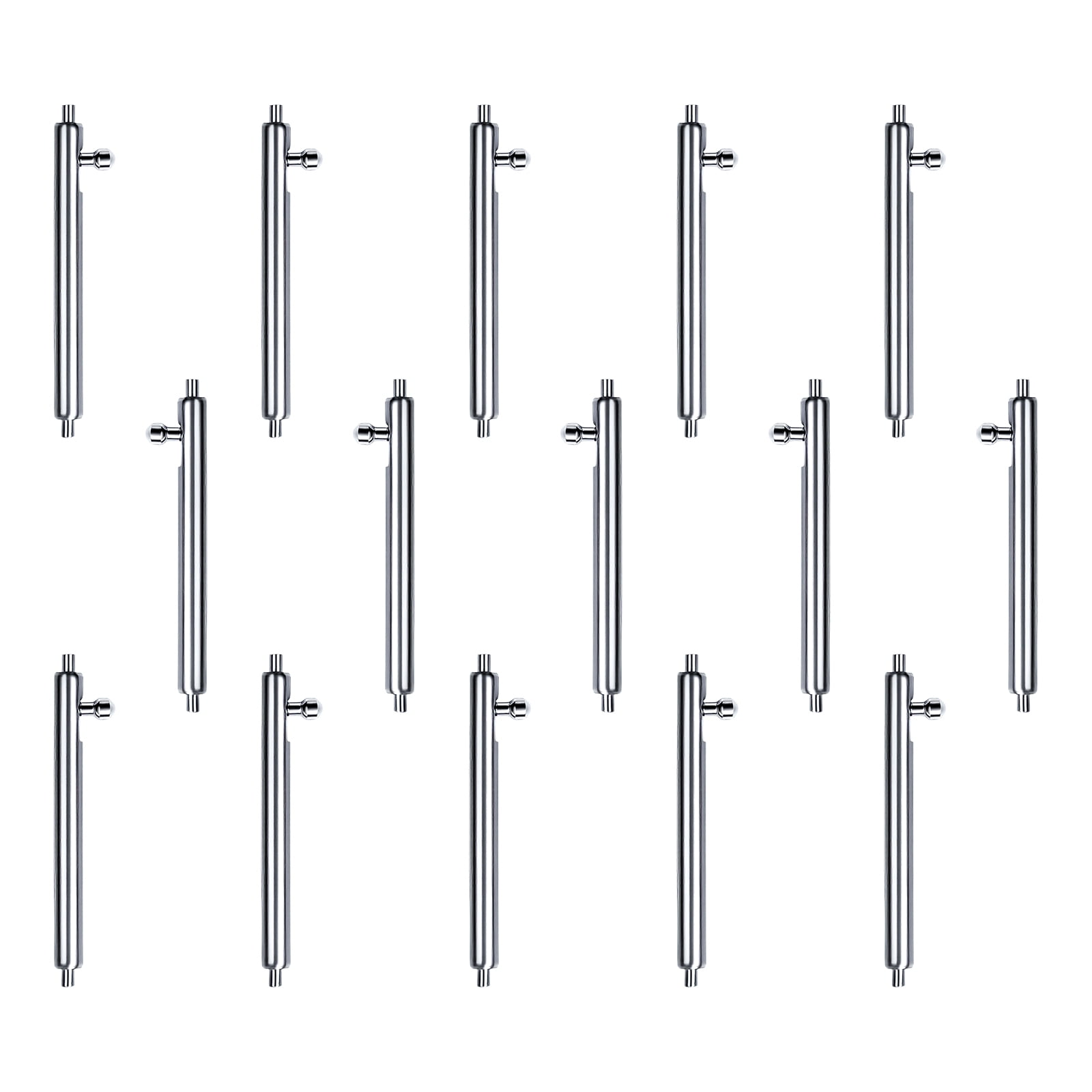15Pcs Watch Strap Pins Quick Releasing Stainless Steel Spring Rod Watch ...