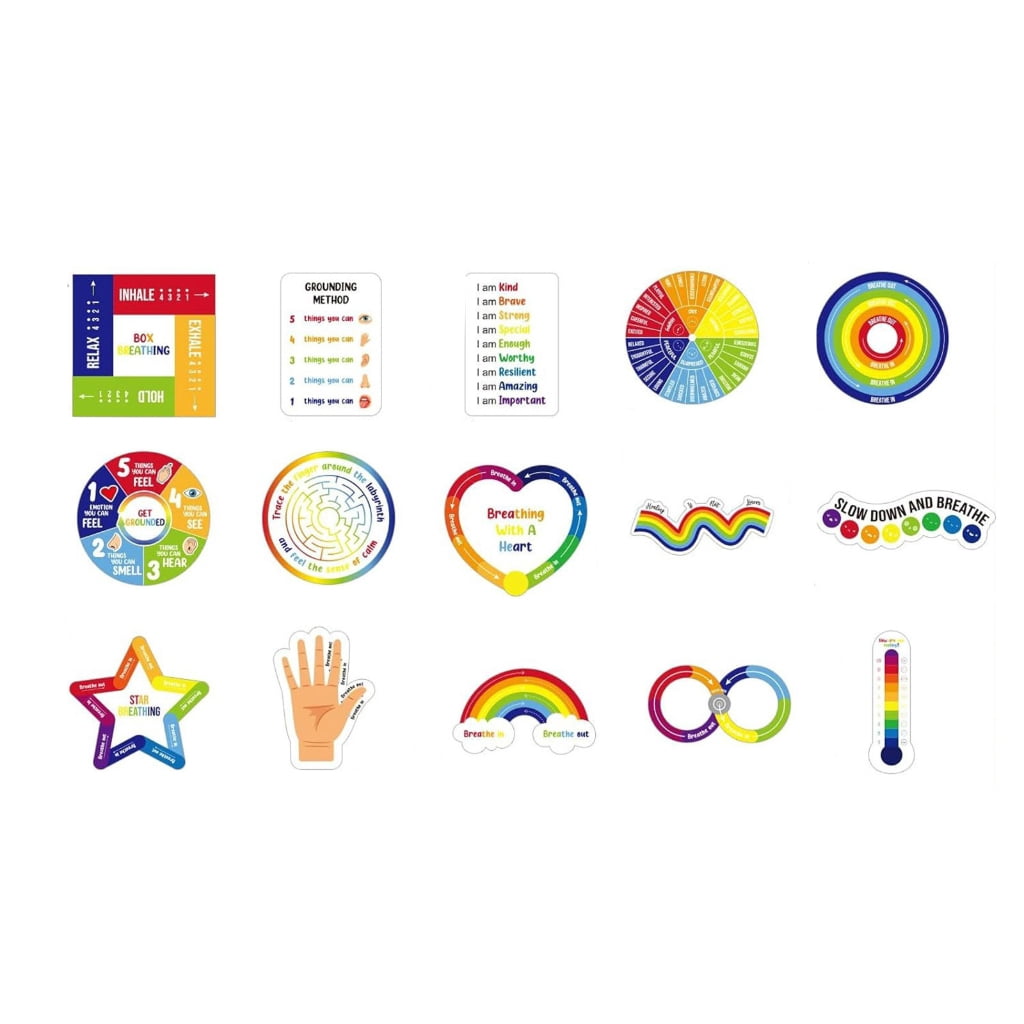 15Pcs Water Resistant Sensory Sticker Aesthetic Sticker for Water ...
