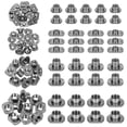 15Pcs Weld Nuts, M6 Tab Base UNC Carbon Steel Machine Screw T-Nuts 2 ...