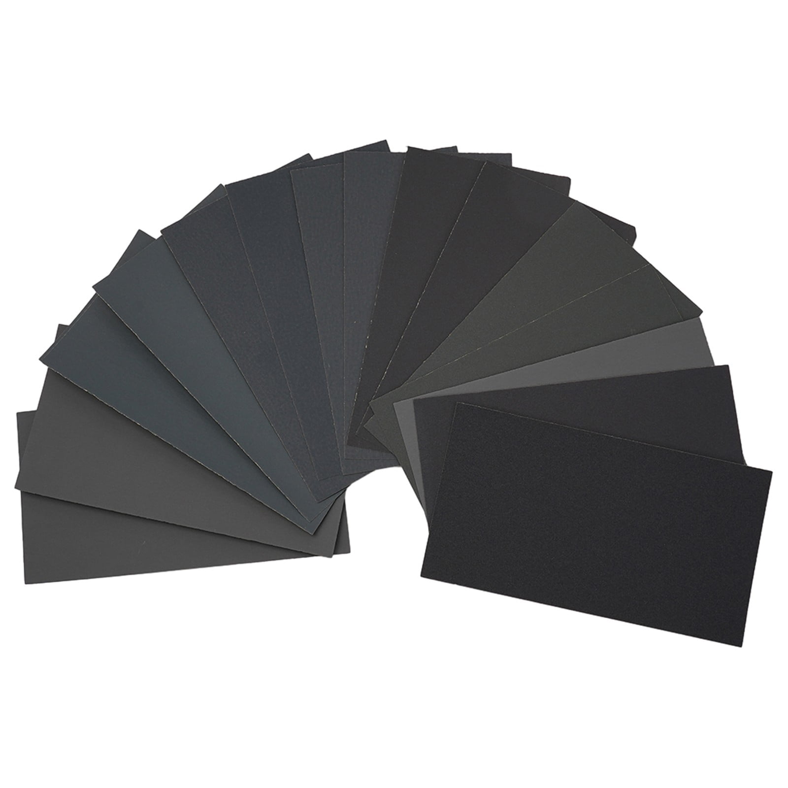 15Pcs Wet/Dry Sandpaper Set for Metal, Wood, Glass, Plastic and More ...