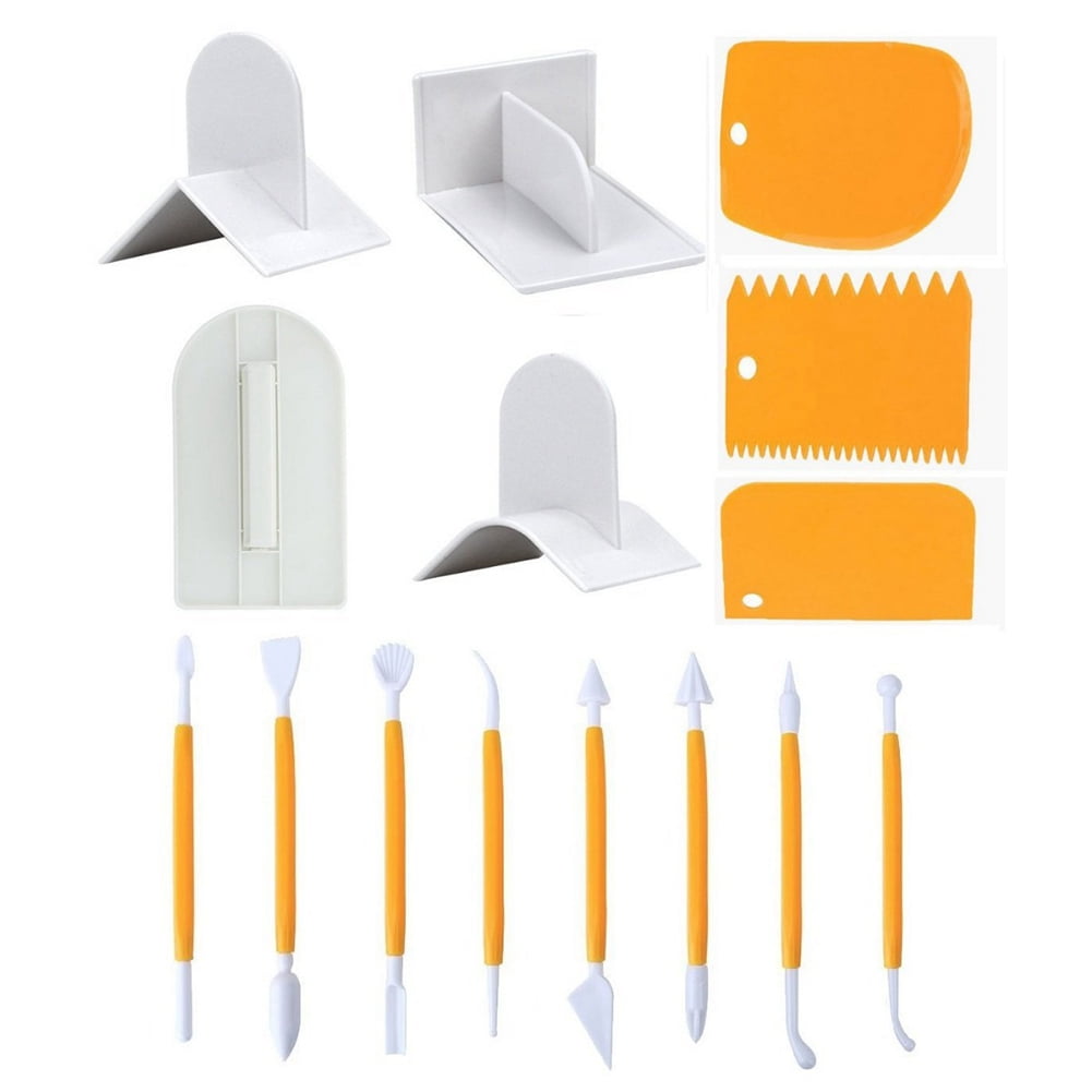 15Pcs/set Cake Decorating Carving Fondant Tools Set Scraper Modelling ...