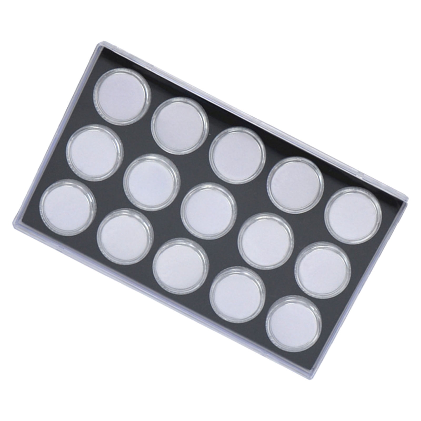 15Pieces Elegant Round Acrylic Gemstones Storage Boxes Jewelry Box for ...