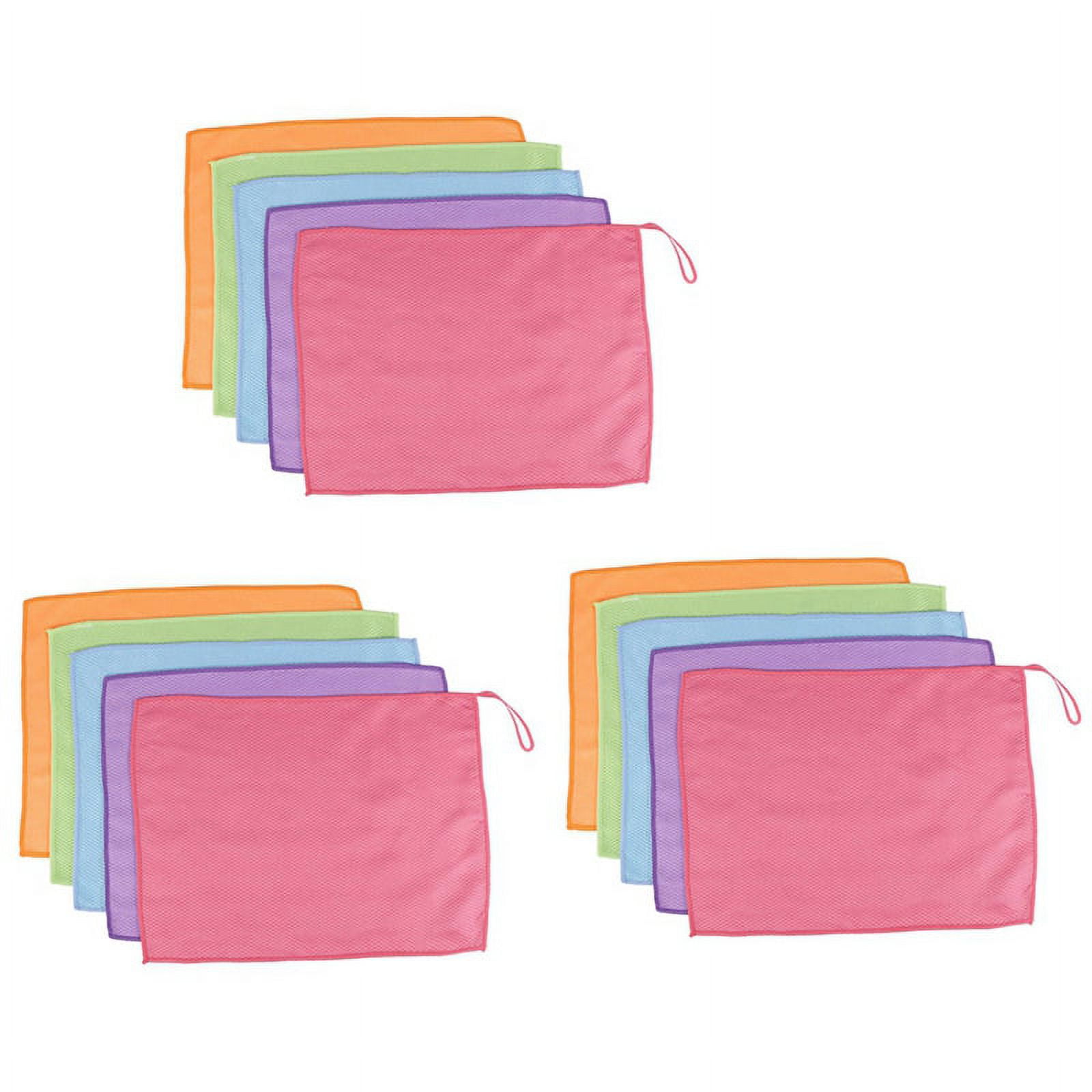 15Pieces Fish Scale Rags Super Absorbents Microfiber Polishing Cleaning ...