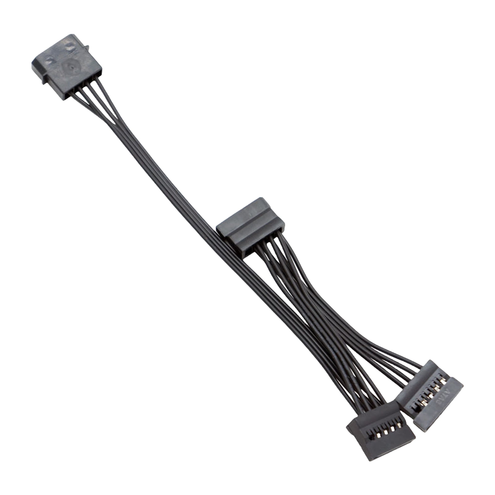 15Pin Male to 3/4/5/6 4Pin Female Power Extension Cable Hard Drives ...