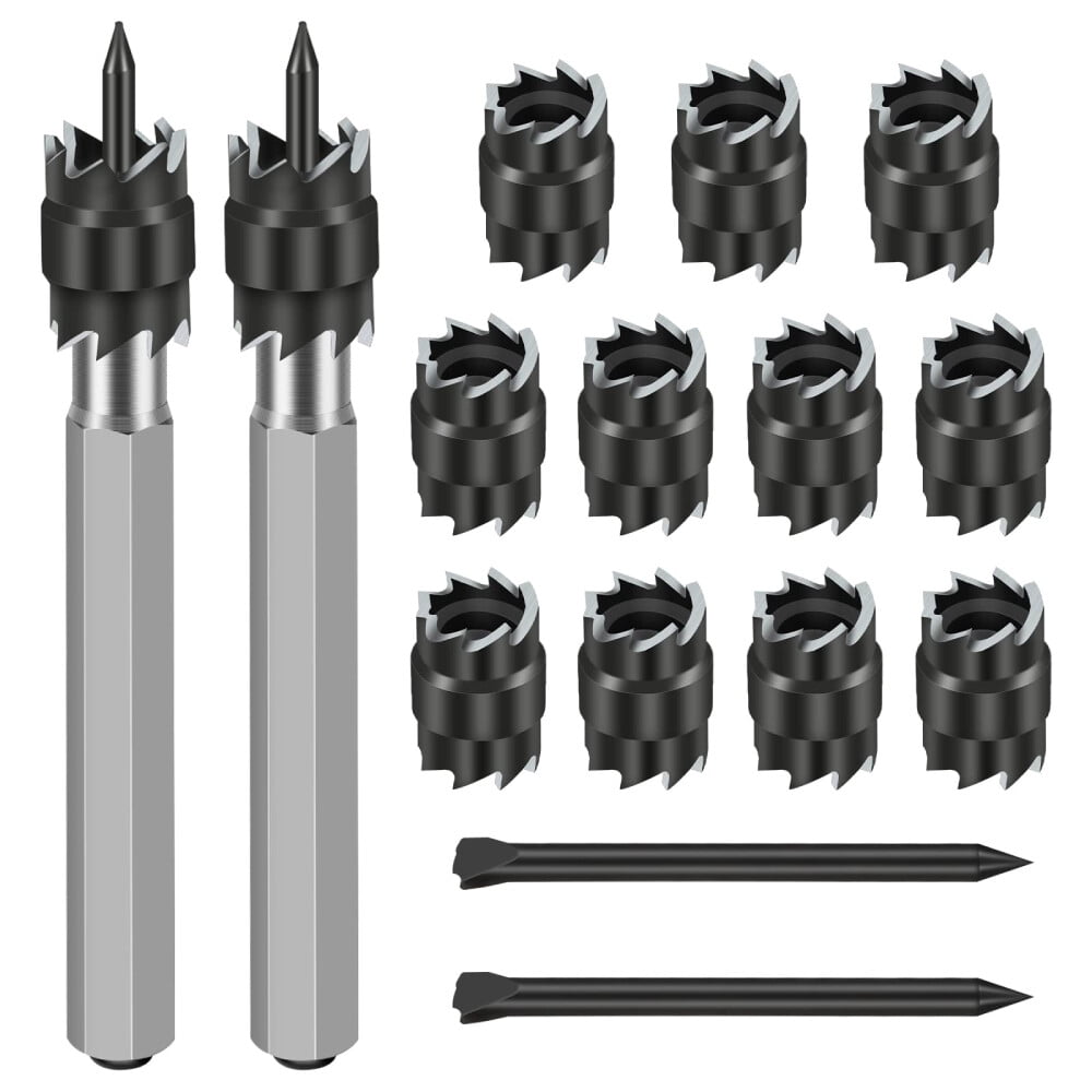 15Pk Rotary Spot Weld Cutter Sets Double Sided,3/8" HSS Spot Weld ...