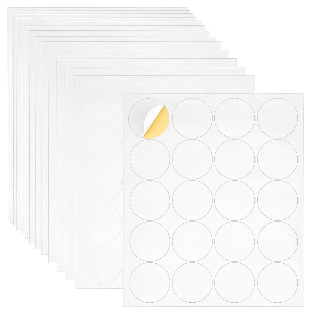 15Sheet Paper Self-Adhesive Blank Printable Label Stickers WhiteSmoke ...
